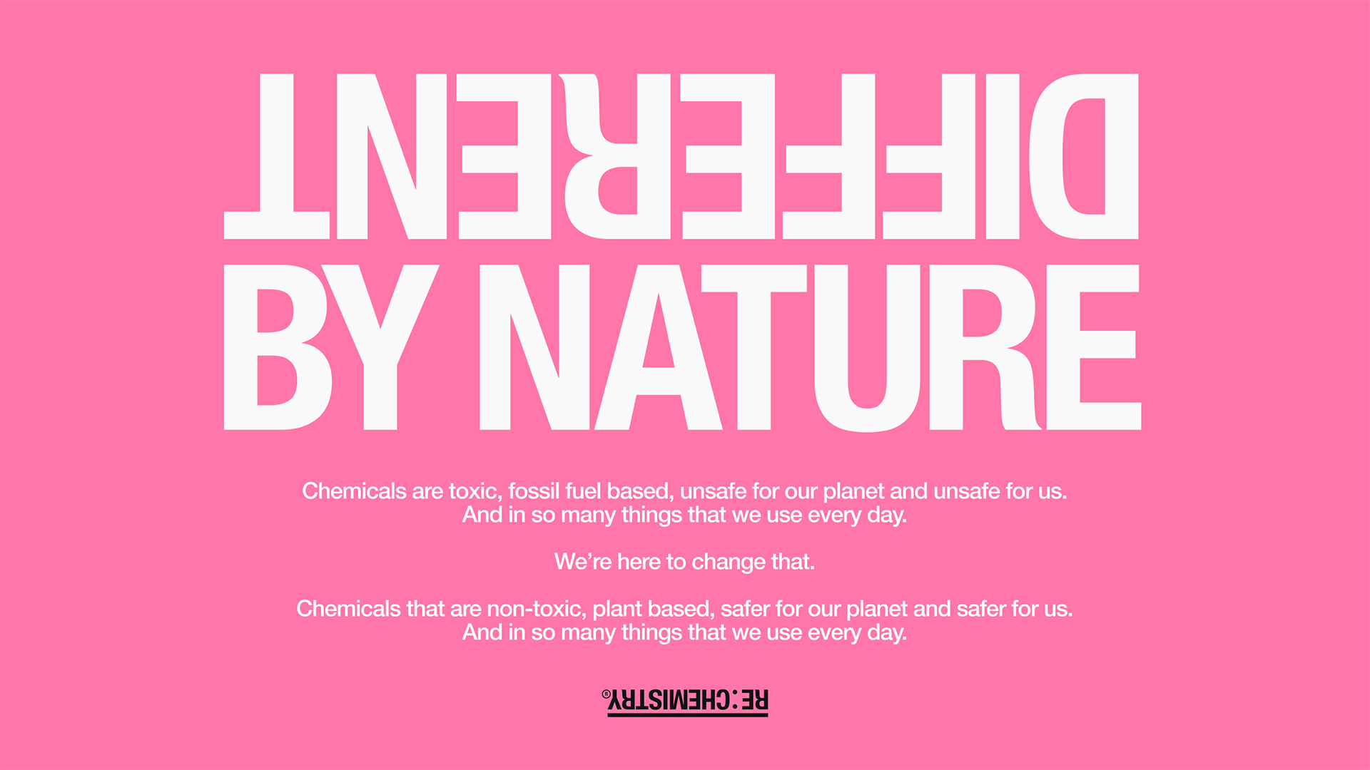 Re:Chemistry branding underpins new ways of sustainable thinking